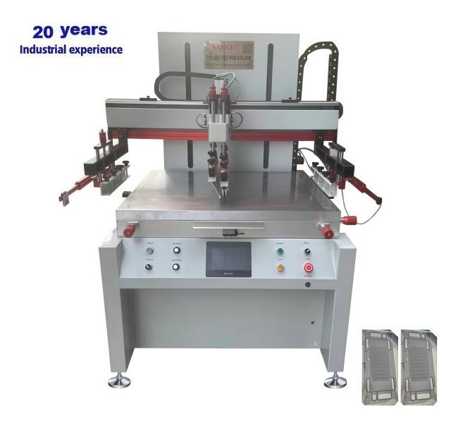 HA-6090 Flat Screen Printing Machine in operation