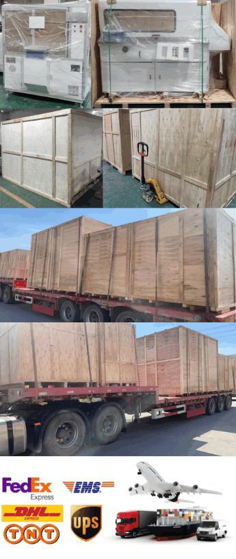 Screen printing machine shipping preparation