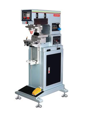 China Single Color Oil Based Semi Automatic Pad Printing Machine For Printing On Metal And Plastic Parts for sale