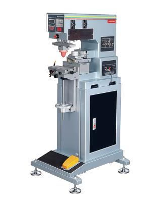 China Single Color Semi Automatic Pad Printing Machine With Ink Cup System For Printing On Irregular Surfaces for sale