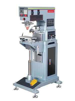 China Semi Automatic Pad Printing Machine Suitable For Printing On Curved Surfaces Bottles Containers And Electronic Devices for sale