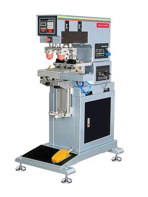 China Two Color Semi Automatic Pad Printing Machine For Plastics Metals Glass And Ceramics for sale