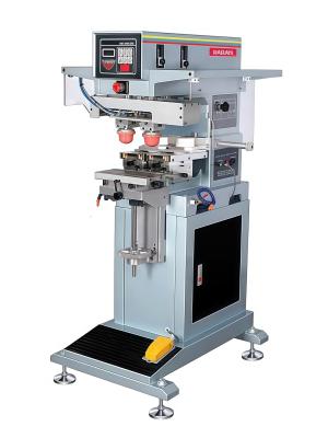 China Two Color Pad Printing Machine Semi Automatic Pad Printing Machine For Helmet And Golf Ball for sale