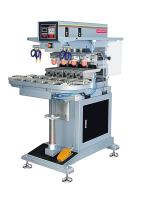 Quality High Efficiency Rotary Belt 4 Color Semi Automatic Pad Printer Machine for sale
