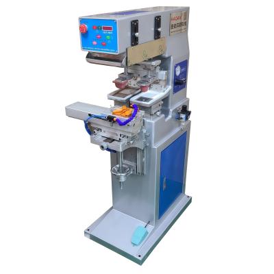 China Two Color Semi Automatic Pad Printing Machine Pad Printing Equipment For Bottle for sale
