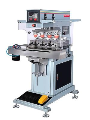 China Multi Color Direct Push Semi Automatic Pad Printing Machine Can Print On Irregular Surfaces for sale