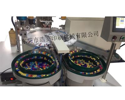 China Dual Color Precision Pneumatic Semi Automatic Pad Printing Machine with 4800 pcs/hour Speed for sale