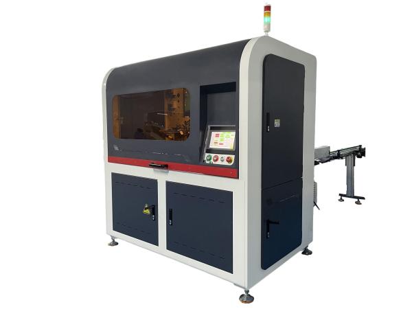 Quality Three Station Linear Full Servo Screen Printing Machine For Glass Perfume Bottles for sale