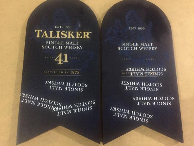 Close-up view of printing mechanism and controls