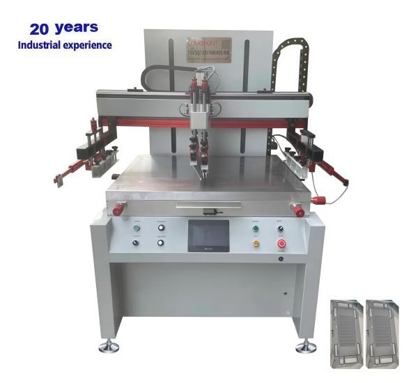 Quality One Color Flat Screen Printing Machine Semi Automatic With PLC Control Motor Driven for sale