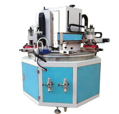 China Multi Station Semi Automatic Screen Printing Press Machine For Straight Rulers Sets for sale