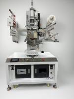 China Bottles Semi Automatic Hot Stamping Machine For Round Arc Cone Flat Surface for sale
