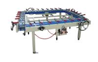China 30 Clamp Precise Mechanical Screen Stretcher Machine For Screen Printing for sale