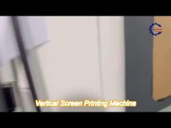two color automatic servo vertical screen printing machine for glass bottles