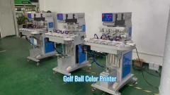Multi Color Pad Printer Golf Ball Printing