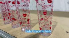 Tapered Glass Jar Screen Printer HA600R