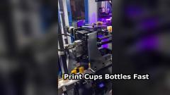 Color Automatic Screen Printer for Cups & Bottles
