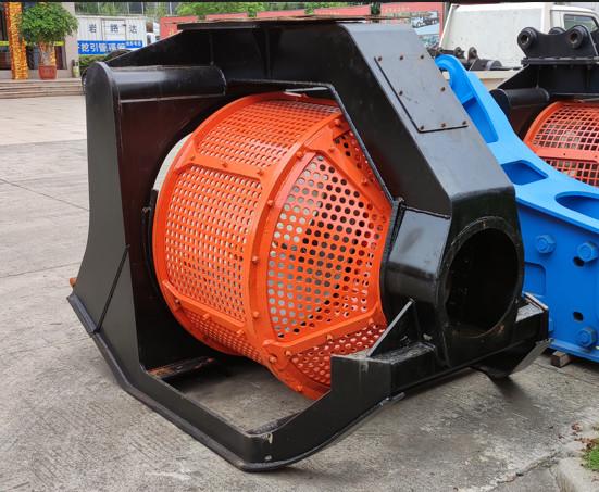 Quality OEM Rotating Screening Bucket For Excavator 12 Ton 360 Degree Rotation for sale