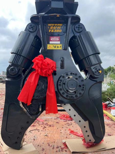 Quality Excavator Attachments 180mm Blade Demo Shear With Rotary Rotating for sale