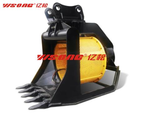 Quality YISONG 360 Degree Rotating Screening Bucket Excavator Buckets for sale
