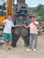 Quality Demolition Shear Hydraulic Scrap Shear For Forestry Tree Cutting for sale