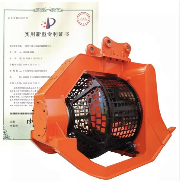 Quality Customized ISO9001 Mini Digger Soil Screener For Excavator 2.5T-35T for sale