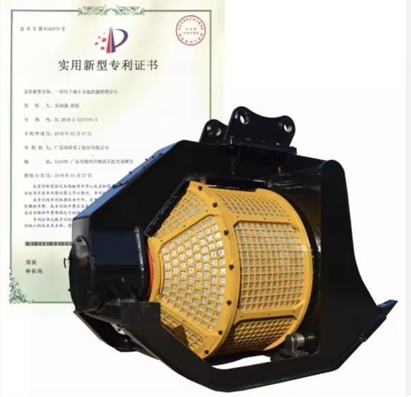 Quality Customized ISO9001 Mini Digger Soil Screener For Excavator 2.5T-35T for sale