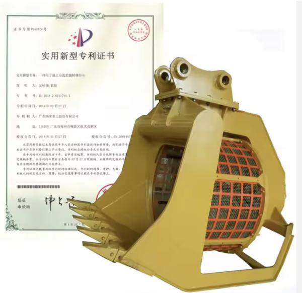 Quality Mini Excavator Screening Bucket Digger Screening Bucket Hole Size 20*20-100*100MM for sale