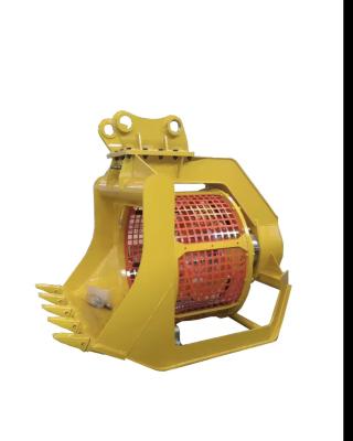 Quality 5-120T Excavator Rotary Screening Bucket Capacity 1.1m3 for sale