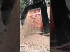 OEM Rotating Screening Bucket For Excavator 12 Ton 360 Degree Rotation