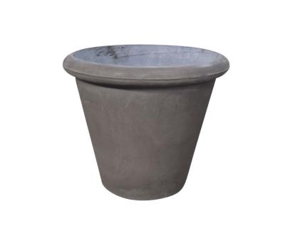 Chine Pots d'argile de fibre, pots extérieurs, crème des pots TR01 //de jardin, gris-foncé, gris-clair, à vendre