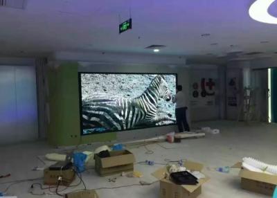 China 1R1G1B P6 LED Video Wall , Full Color Inside LED Screen With 192mm X 96mm Module Size for sale