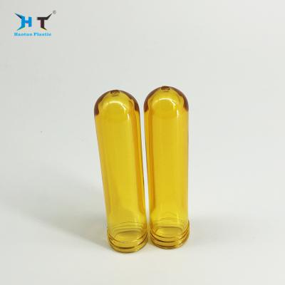 Cina 100 ml di plastica di salto dell'animale domestico preformano 18 G colore di giallo di dimensione di 24/410 colli in vendita