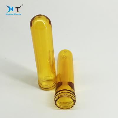 Cina 100 ml di plastica di salto dell'animale domestico preformano 18 G colore di giallo di dimensione di 24/410 colli in vendita