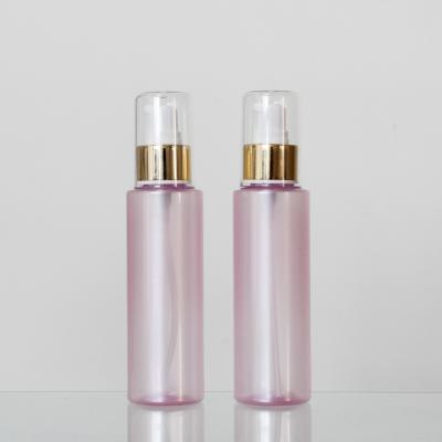 China 120ml Perfume For Woman Original Plastic Pink Color  Cosmetic Bottle for sale