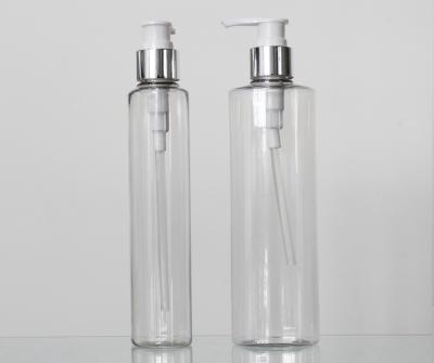 Cina la bottiglia cosmetica dell'ANIMALE DOMESTICO 250ml della lozione di plastica vuota della radura può essere tutto il colore in vendita