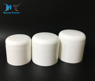 China Weiße Plastiksahnebehälter, doppel-wandige Plastikgläser mit Disketten-Zwischenlage zu verkaufen