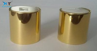 Cina Tappi di bottiglia della lozione dello sciampo del cappotto 24mm colore brillante dell'alluminio dell'oro e dell'argento in vendita