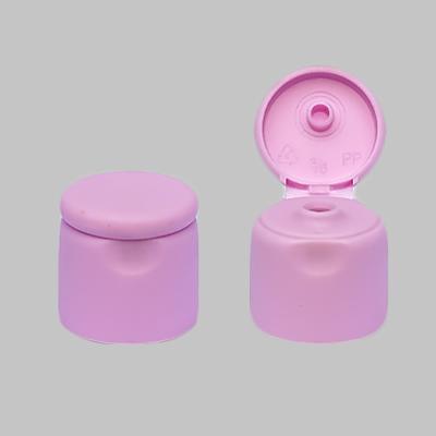 中国 28mmのピンクの蝶フリップ上のプラスチック帽子はベビー シャワーのゲルのびんに適用します 販売のため