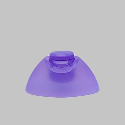 China 22mm Snap Neck Plastic PP Double Color Flip Top Caps For Shampoo Bottle for sale