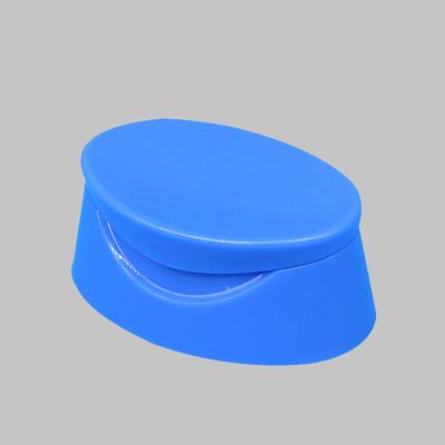 China Tampões plásticos da parte superior da aleta da forma oval, parte superior da aleta do tampão de garrafa dos cuidados com a pele 6.8g à venda