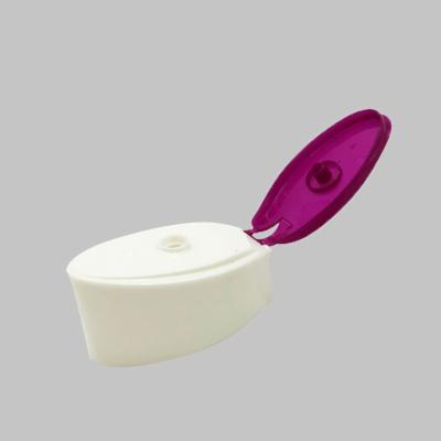 China Plastic PP Material Flip Top Caps 23mm Neck Size Double Color For Shampoo Bottle for sale