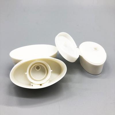 China 200ml And 400ml Flip Top Bottle Lids Dual Colors Plastic Bottle Shower Caps for sale