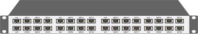 Cina Packet Network Broker con filtraggio di livello 2/3/4 e tipi di porta MPO in vendita