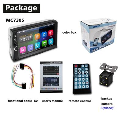 Cina Automobile stereo mp5 di baccano wholesalecar universale del giocatore 2 con fm modulato/blutooth in vendita