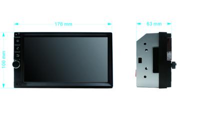 Cina Stereotipia a 7 pollici dell'automobile del touch screen di baccano di Bluetooth 2 di alta qualità con l'inversione della macchina fotografica in vendita