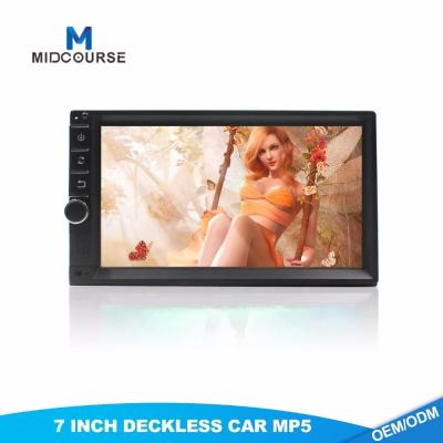 Chine Universel 7 moniteur audio de voiture de vacarme de l'écran tactile 2 de pouce avec MP5 L'écart-type USB Bluetooth à vendre