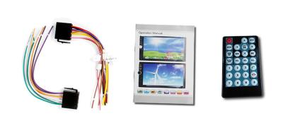 China Black 7 Inch Double Din Nav Radio Car DVD MP5 Media Player With FM for sale