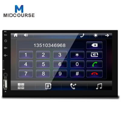Cina Radio di baccano del doppio del touch screen dell'affissione a cristalli liquidi con i Gps e la macchina fotografica di sostegno a 7 pollici in vendita
