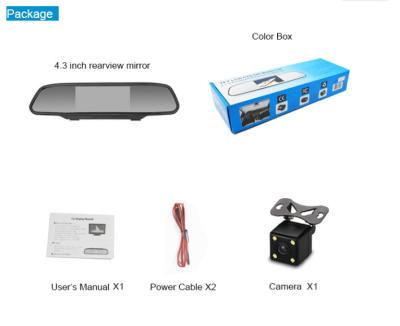 China Professional Rear View Mirror Reversing Camera System Oem Service for sale